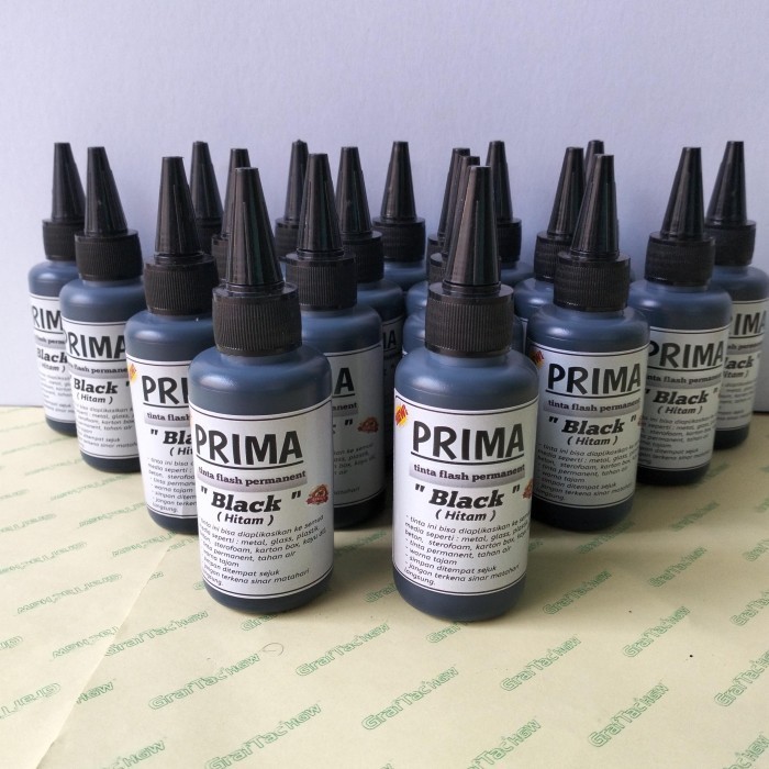 Jual Tinta stempel permanen 3 in 1 kemasan 100 ml bisa untuk plastik ...