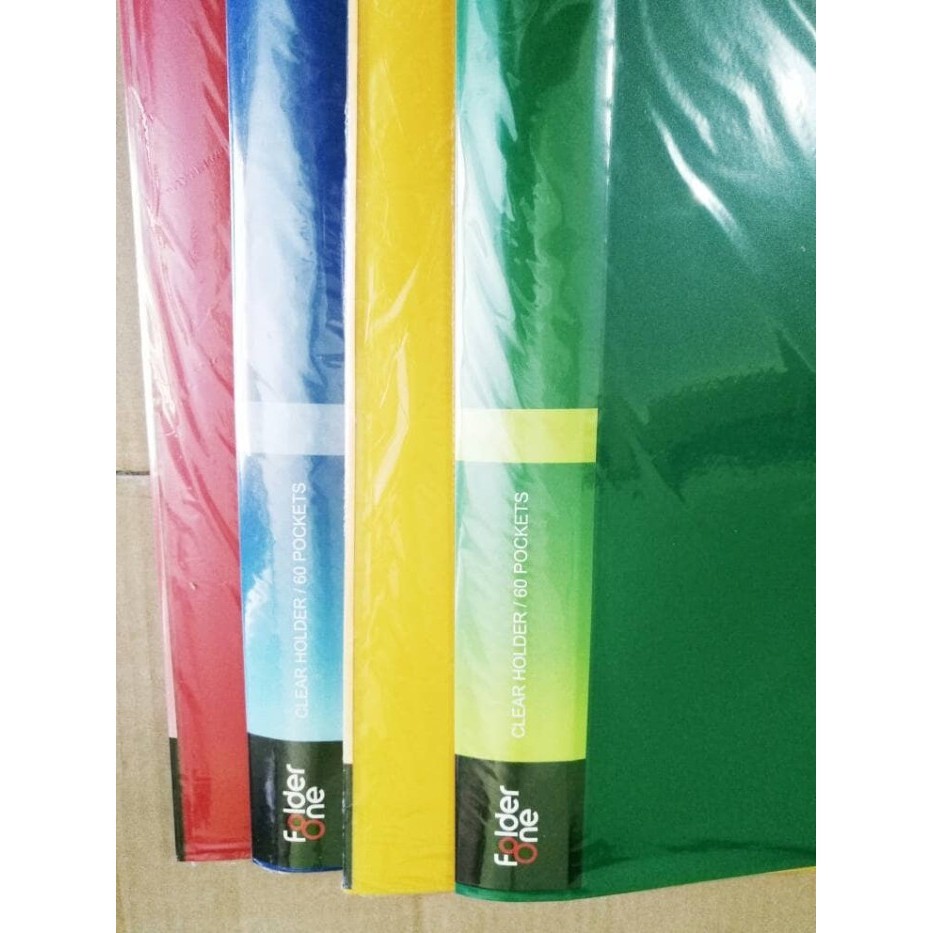 Jual Clear Holder 60 Lembar Folio F4 Folder One / Map Document Plastik ...