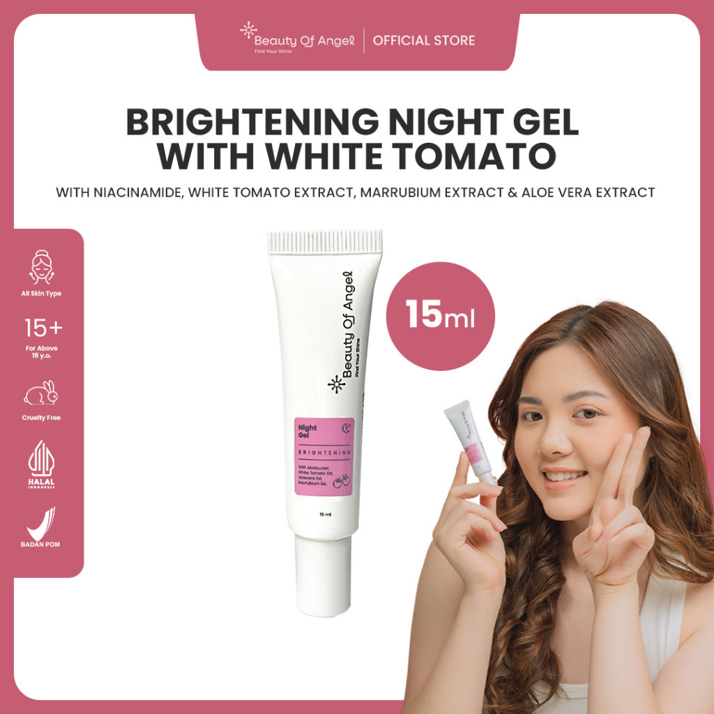 Jual Beauty of Angel - Brightening Night Gel With White Tomato ...