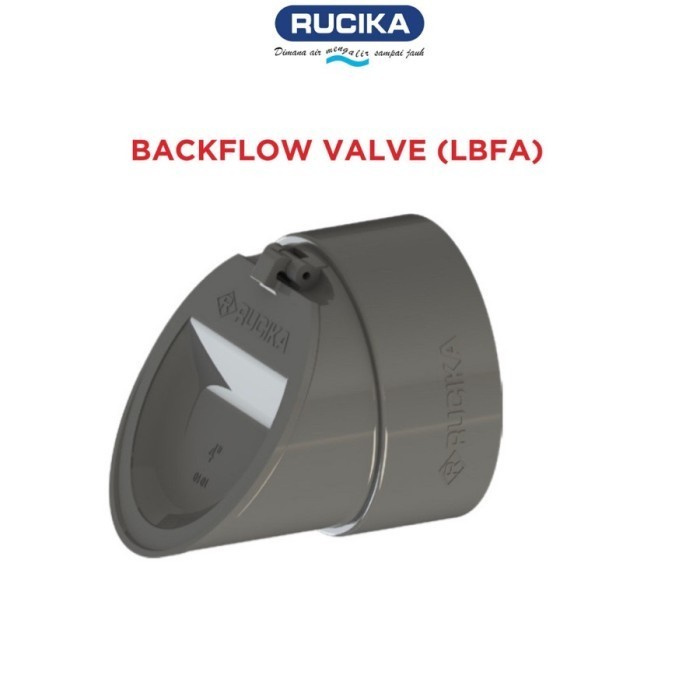 Jual RUCIKA - BACKFLOW VALVE / PENUTUP PEMBUANGAN PIPA PVC - 3 ...