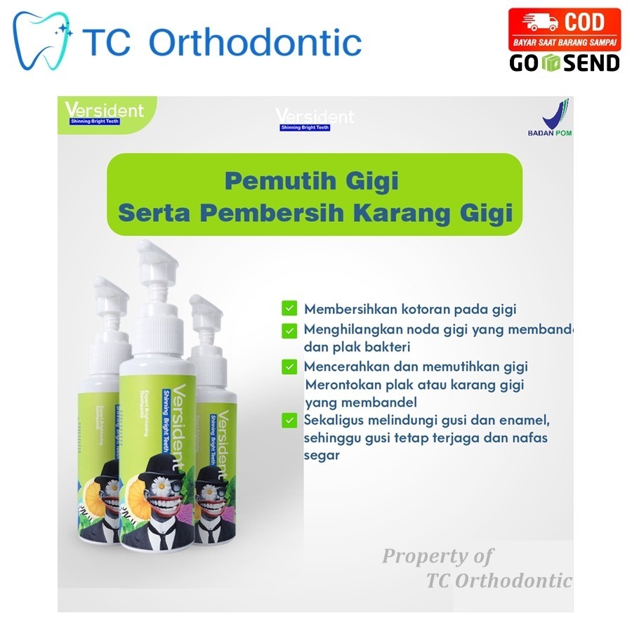 Jual VERSIDENT SHINNING BRIGHT Penghilang Karang Gigi dan Pemutih Gigi ...