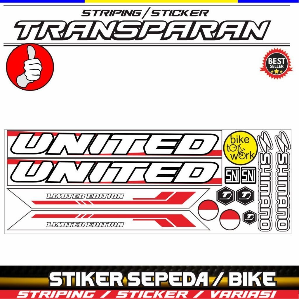 Jual STICKER SEPEDAH ALL BMX TRANSPARAN UV STIKER SEPEDAH VARIASI ...