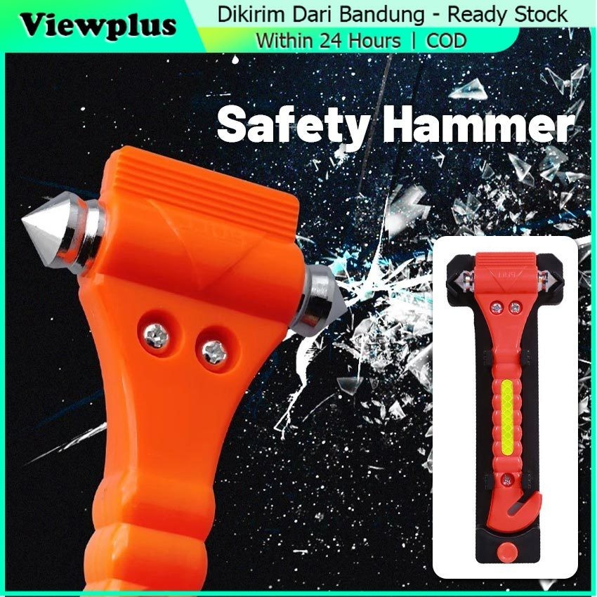 Jual Emergency Safety Glass Hammer Holder Belt Cutter / Palu Pemecah ...