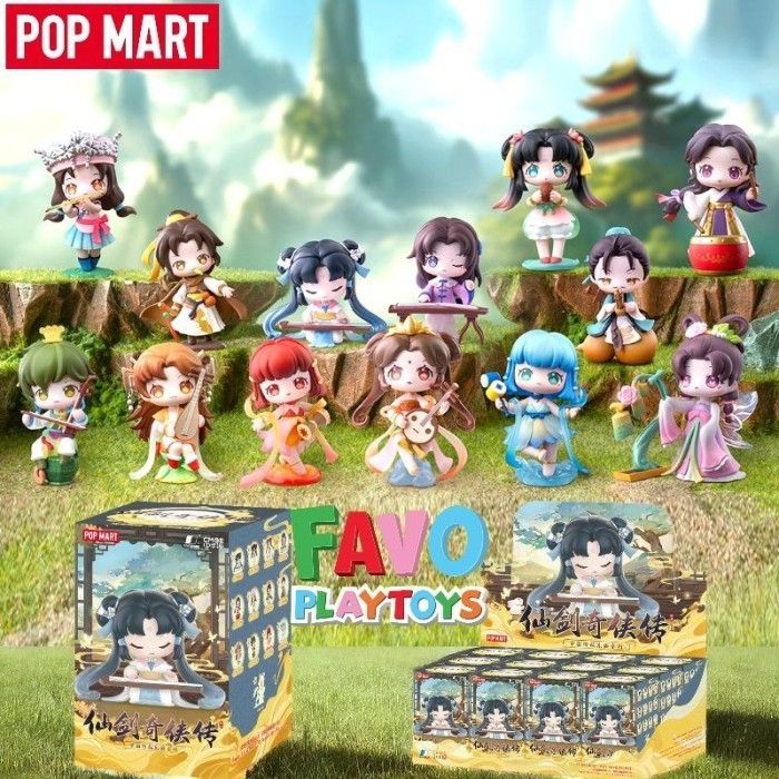 Jual POP MART Sword and Fairy Chinese Musical Instrument Series Blind ...