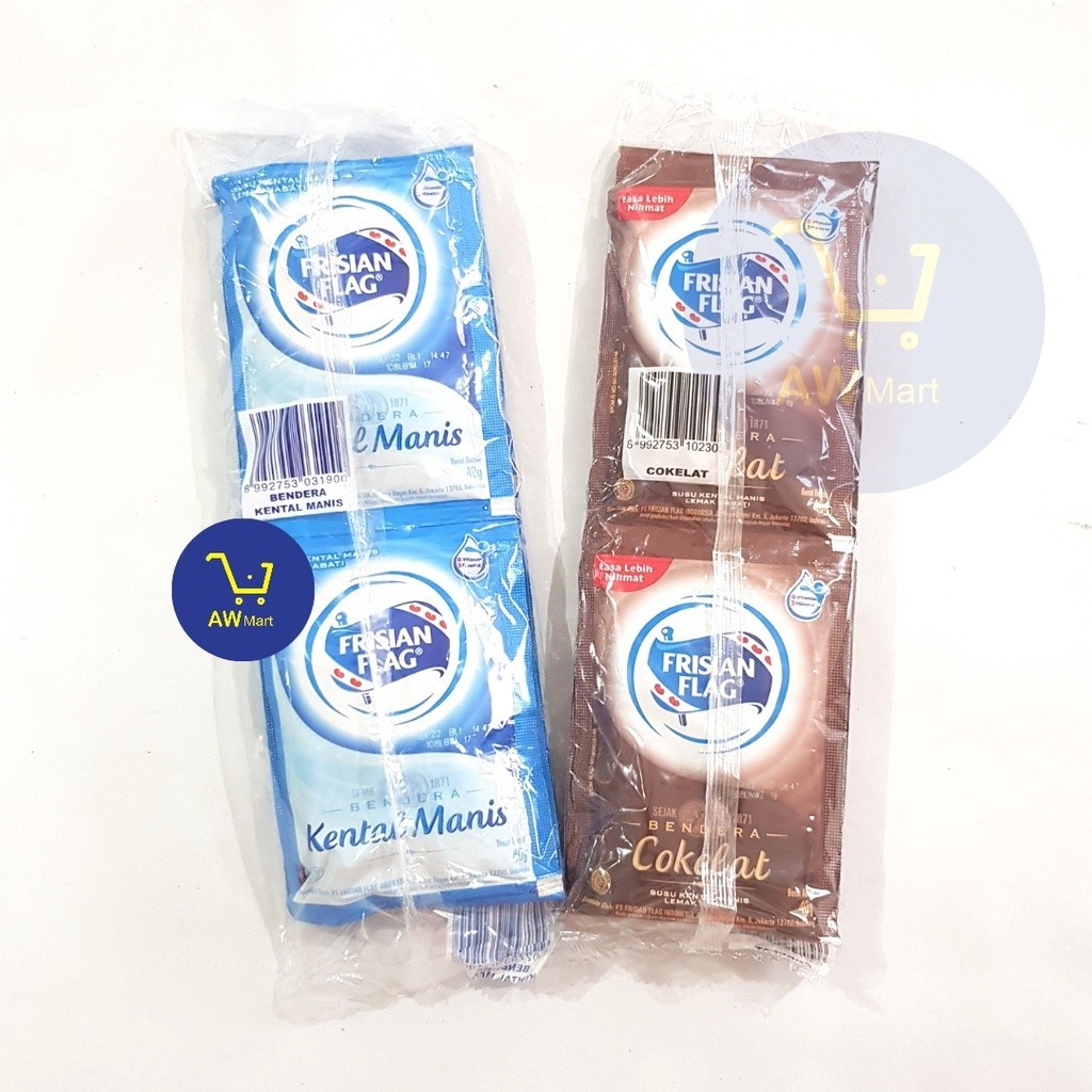 Jual SUSU KENTAL MANIS FRISIAN FLAG SACHET RENCENG (6 SACHET X 38 GRAM ...