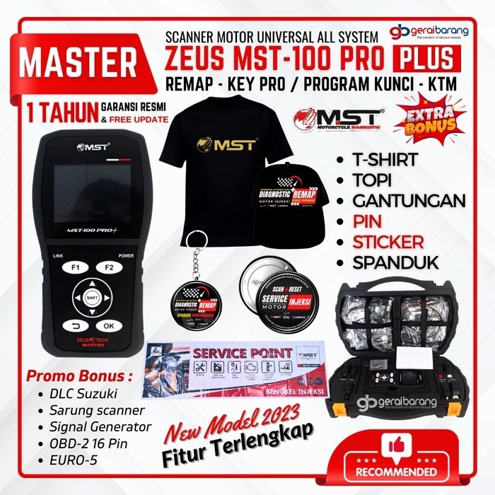 Jual Scanner Motor Injeksi Universal Master Zeus Mst 100 Pro Plus Berkualitas | Shopee Indonesia