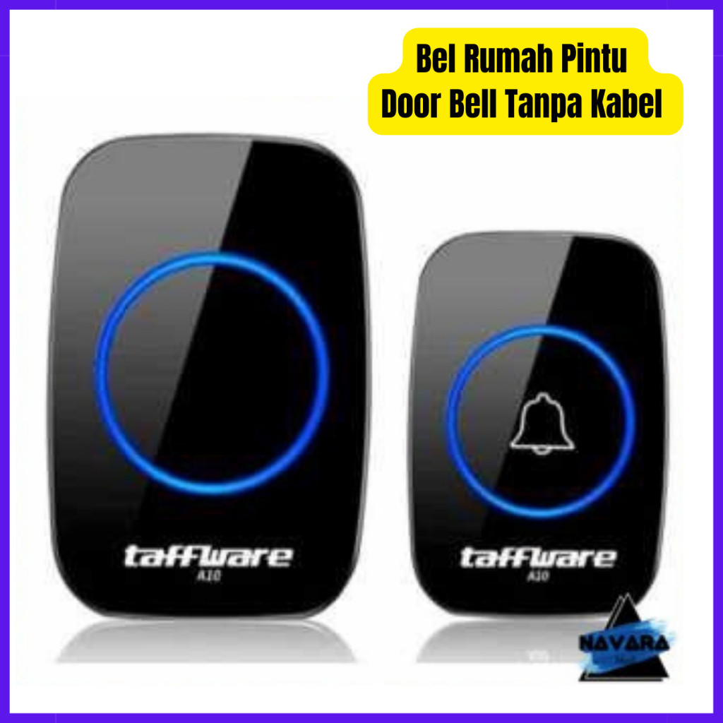 Jual TokoMaspul-Bel Rumah Pintu Door Bell Tanpa Kabel Wireless Taffware ...