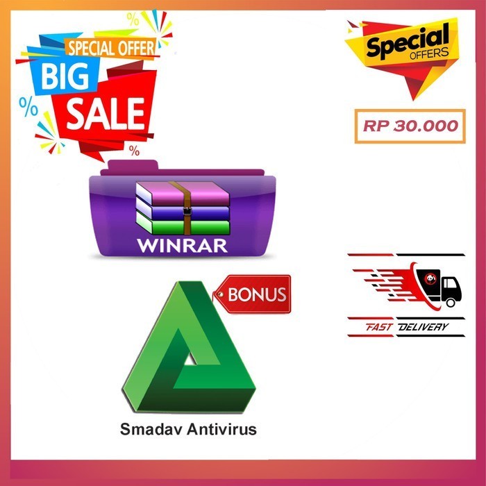 Jual Original Winrar Full Activasi Lifetime Update Online + Smadav ...