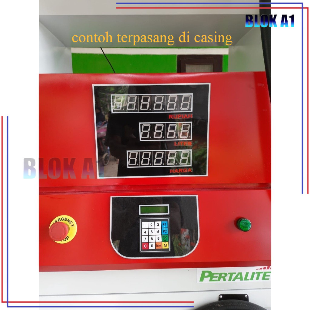 Jual Akrilik DIsplay 7 Segmen Pertamini / Akrilik Keypad / CPU Pom Mini ...