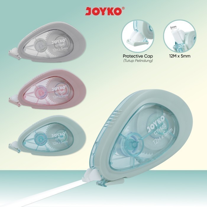 Jual CORRECTION TAPE | JOYKO CT-582 12M | TIPE-EX KERTAS | PITA KOREKSI ...