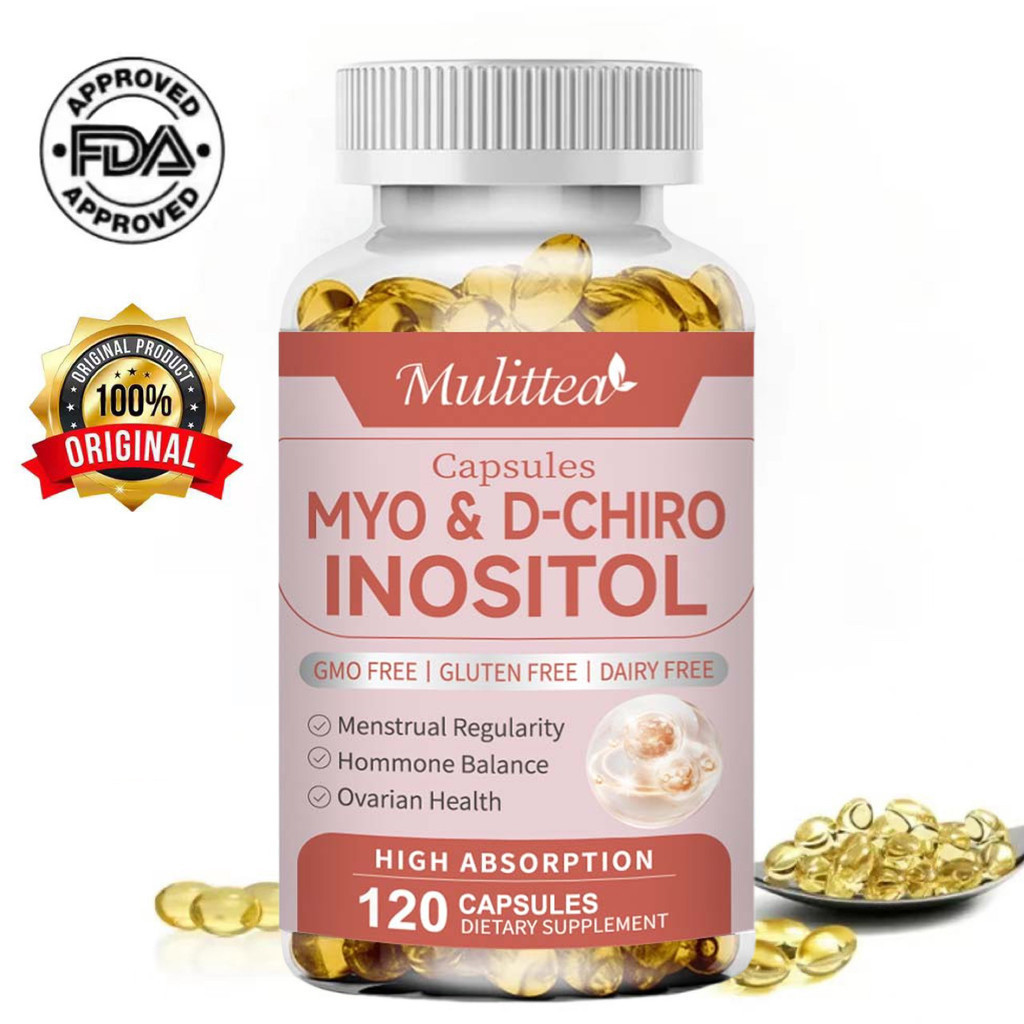Jual Mulittea Myo-Inositol & D-Chiro Inositol Capsules 120pcs Hormone ...