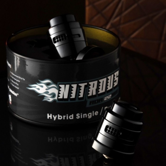 Jual NITROUS DUAL CAP SHINY CEMANI LIMITED RDA 22MM BY KOKO | Shopee ...