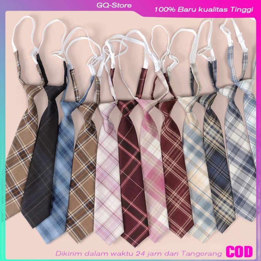Jual Dasi Tie-Gratis Dasi Wanita Seragam Sekolah College Malas Dasi ...