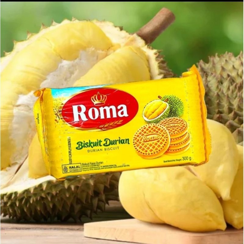 Jual MAYORA ROMA BISKUIT DURIAN 300 gr | Shopee Indonesia