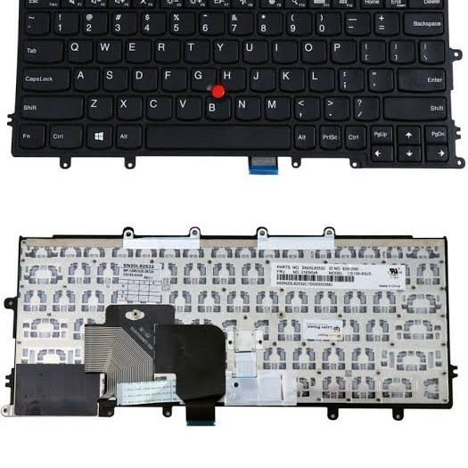 Jual Keyboard Laptop Thinkpad X240 X240S X250 X260 X270 No BACKLIGHT ...