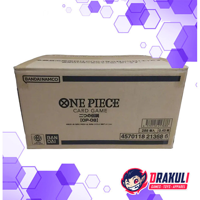 Jual One Piece Card Game Booster Two Legends OP-08 / OP08 Sealed Case ...