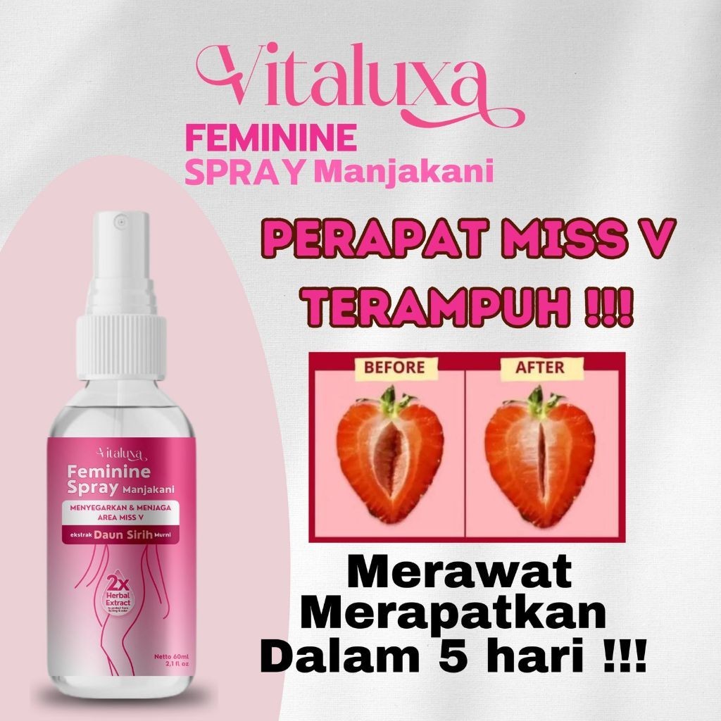 Jual PERAPAT MISS V PERMANEN TANPA EFEK SAMPING VITALUXA FEMININE SPRAY ...