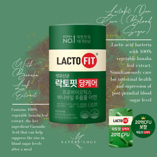 Jual LACTO-FIT Probiotics DANCARE BLOOD SUGAR CARE 1 BOX @60sticks ...