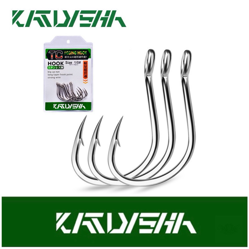 Jual Katyusha Hook Pike Lubang 10Pcs Kail Pancing Bahan Carbon Steel ...