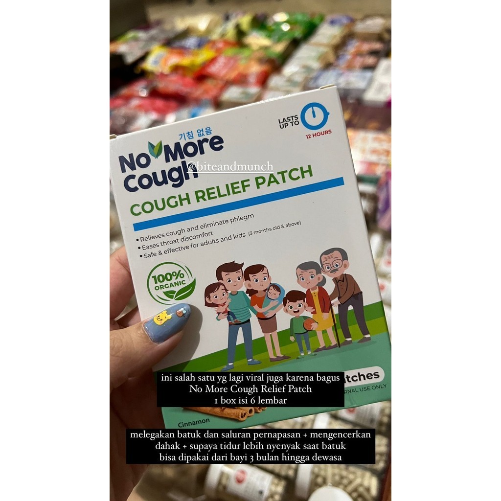 Jual No More Cough Relief Patch - koyo anti batuk berdahak untuk anak ...