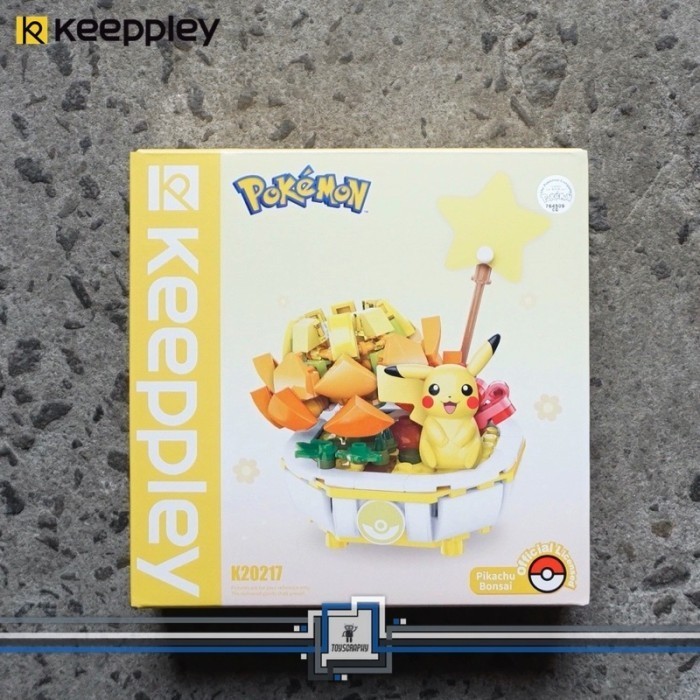 Jual Qman Keeppley Pokemon Bonsai Pikachu K20217 Bricks Blocks | Shopee ...