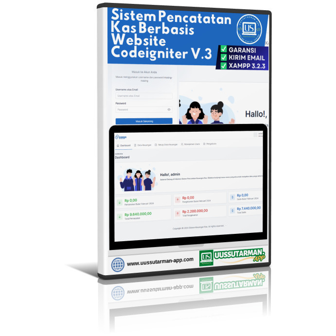 Jual Sistem Pencatatan Kas Berbasis Website Codeigniter v.3 | Shopee Indonesia