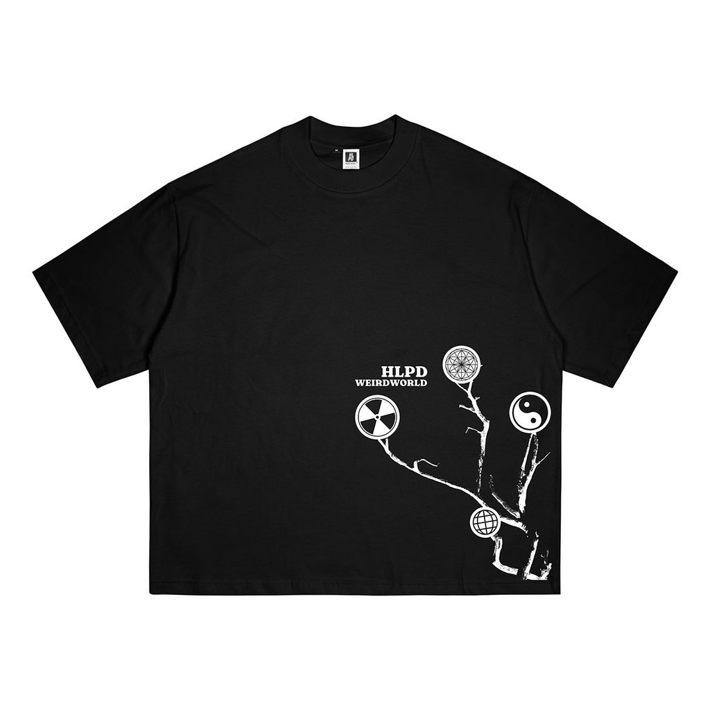 Jual HLPD WeirdWorld | Baju Kaos | T shirt | Boxy Tee - Tree | Shopee Indonesia