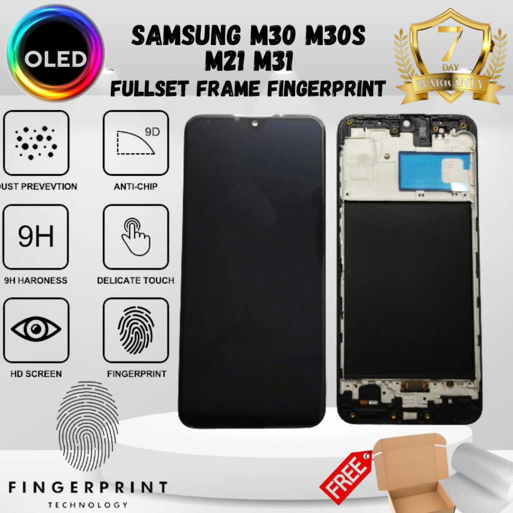 Jual LIVE [ORIGINAL] OLED LCD SAMSUNG M30 M30S M21 M31 FULLSET TOUCHSCREEN WITH FRAME BISA ...