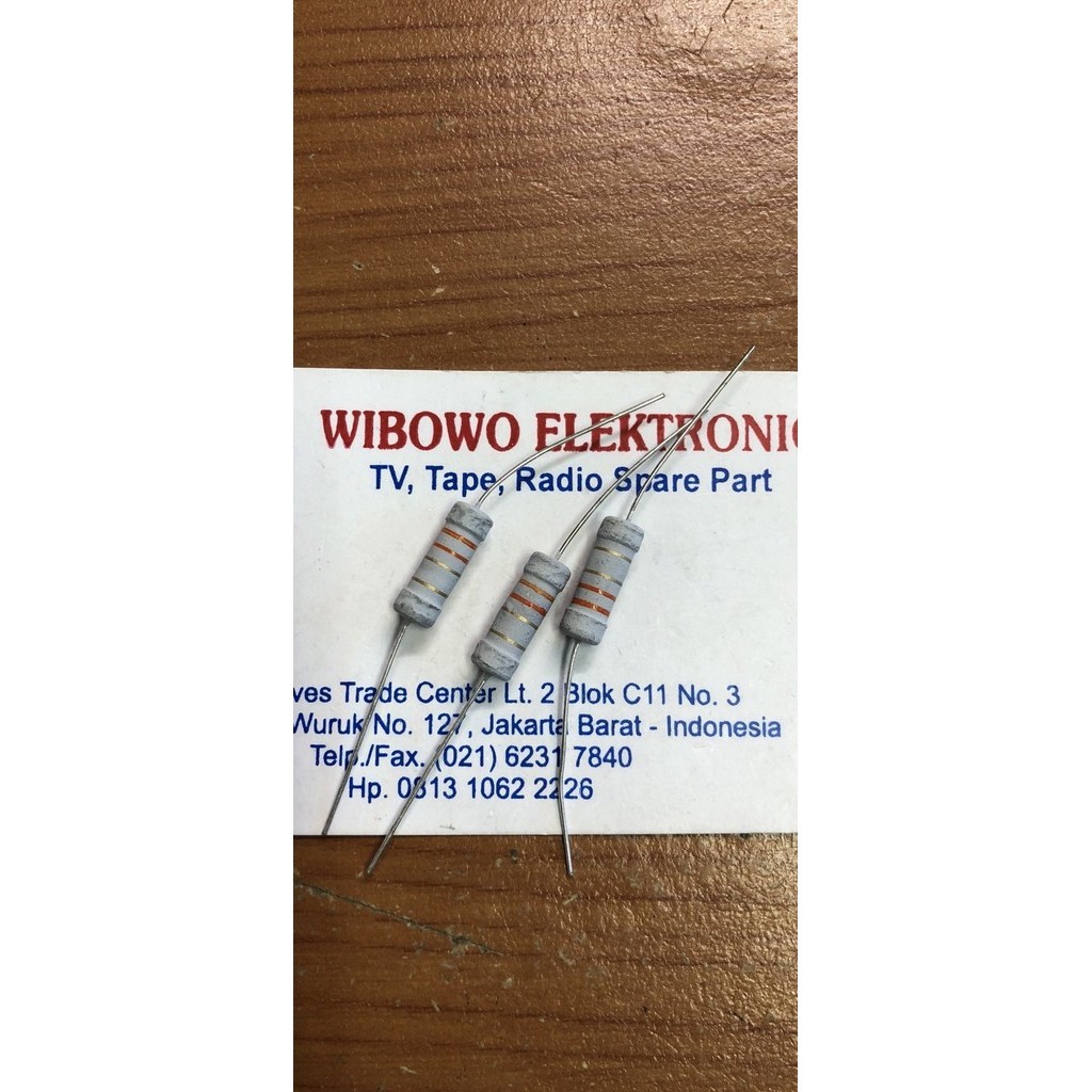 Jual SO99 Resistor 2watt 3,3ohm 3R3 - 1R | Shopee Indonesia