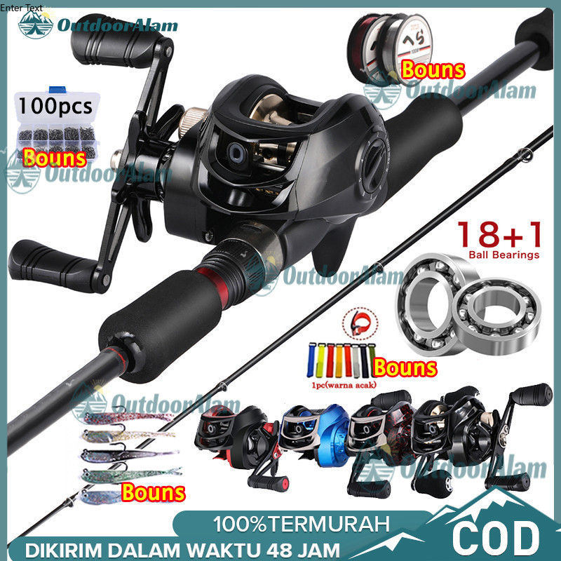 Jual Set Pancing Lengkap Murah Pancing 1 Set Lengkap Kuat COD Set murah ...