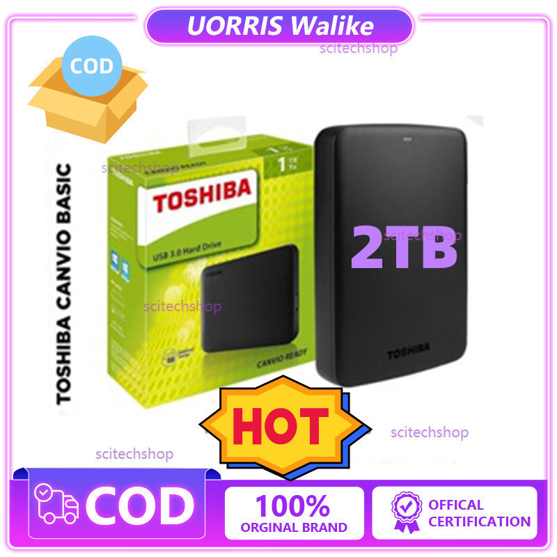 Jual 2TB Canvio Basic HD Hardisk Eksternal / HDD External USB 3.0 ...
