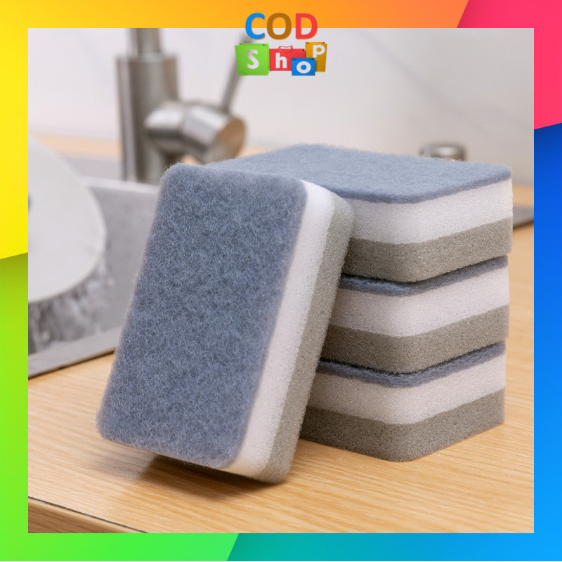 Jual COD - H6309 Busa Cuci Piring Dapur / Sponge Busa 2 Sisi | Shopee ...