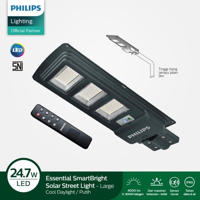 Jual PHILIPS Lampu Jalan PJU Solar Smart Bright BRC010 LED40/765 ...