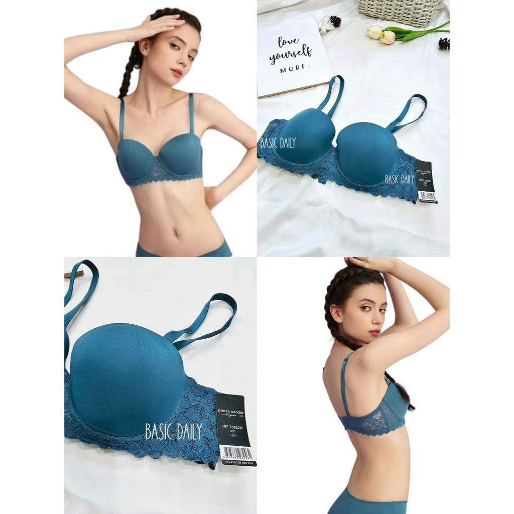 Jual Bra Pierre Cardin La Mode Jazz Club Half Cup Bra Wired Bra Kawat Polos - 6090 | Shopee ...