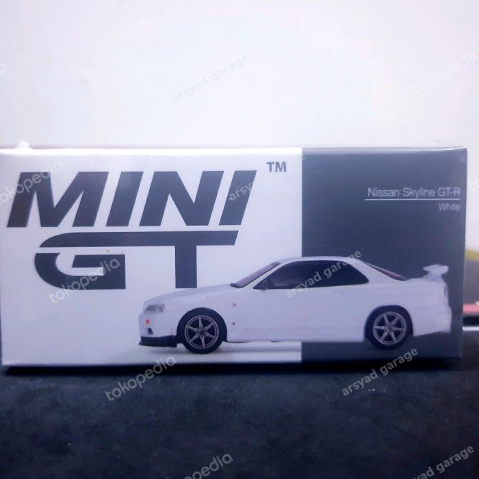 Jual Mini GT Nissan Skyline GTR R34 White no 397 | Shopee Indonesia