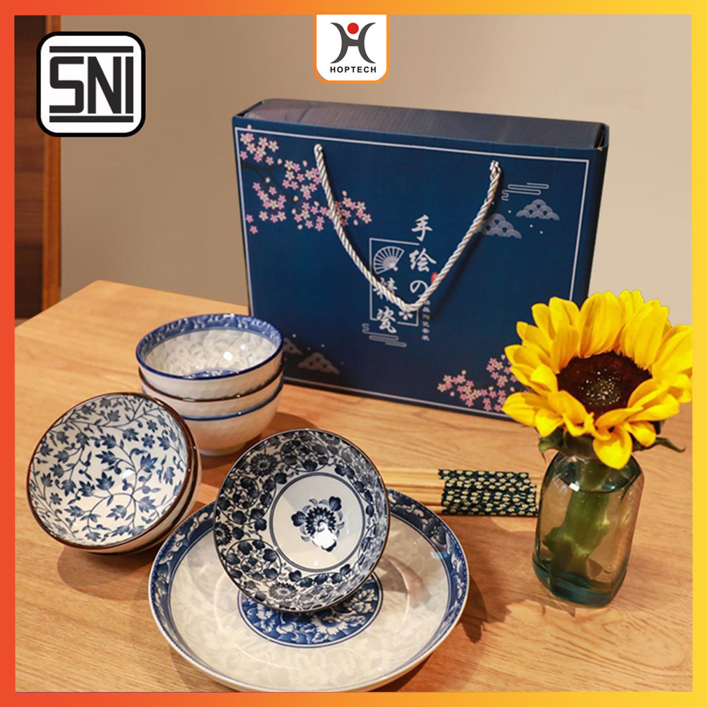 Jual Hoptech - Homestyle Hampers Set Mangkok dan Piring Keramik ...