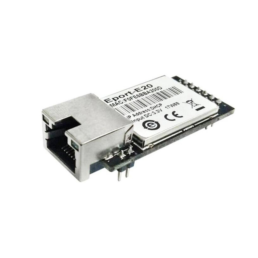 Jual Eport-E20 Network Server Port Free RTOS TTL Serial to Ethernet Embedded Module DHCP 3.3V ...