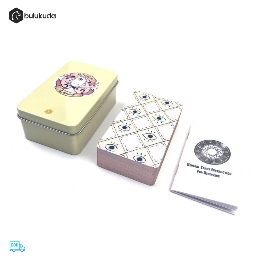 Jual HA54R [IRON BOX] Britts 3rd eye Tarot 78 cards Kotak Besi ...