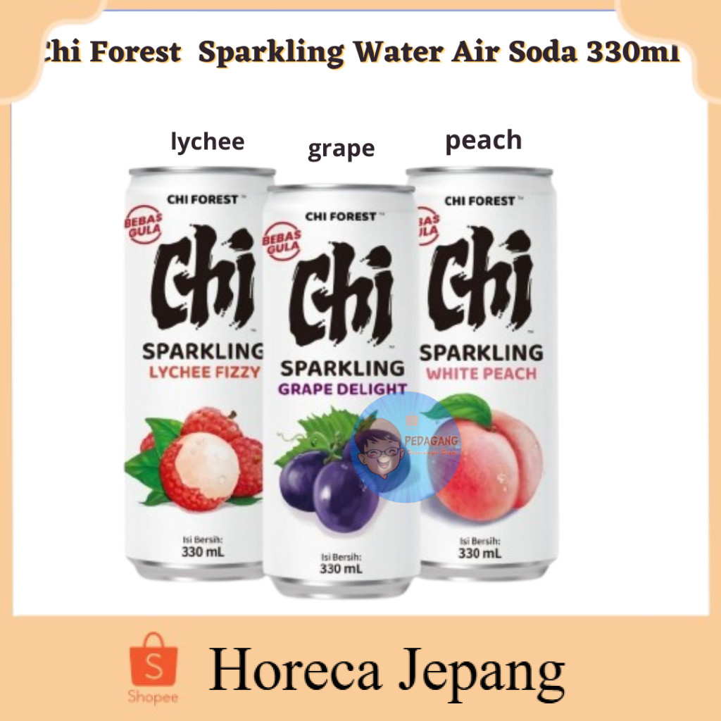 Jual Chi Forest Sparkling Water Air Soda 330mL/ chi forest / Minuman Soda Bebas Gula Lychee ...