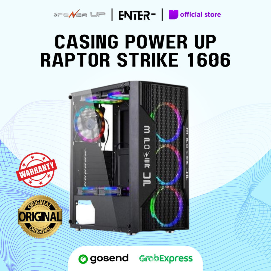 Jual CASING POWER UP RAPTOR Strike 1606 BLACK DAN WHITE | Shopee Indonesia