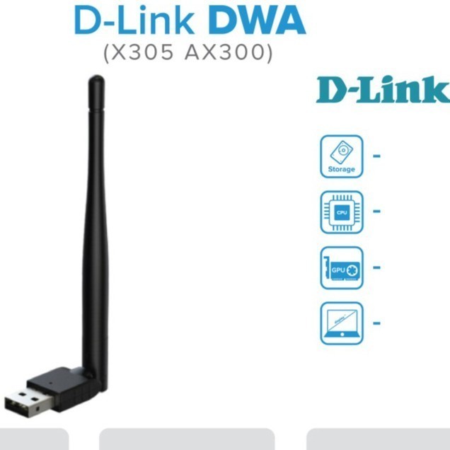 Jual D-Link DWA-X305 AX300 High-Gain Wi-Fi 6 USB Adapter Wifi Dlink ...
