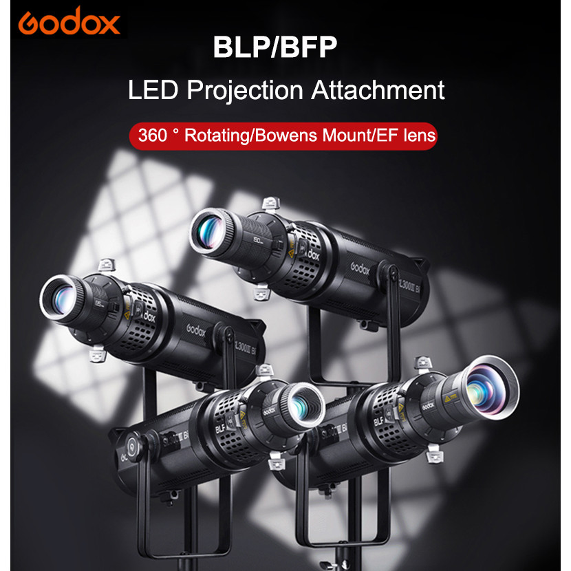 Jual Godox BLP/BFP LED Projection Attachment Rotatable Spotlight Bowens ...