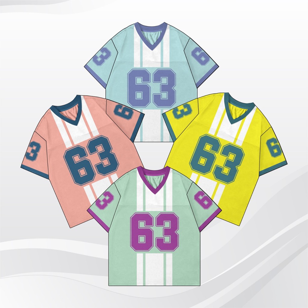 Jual Jersey Boxy//Full Printting//Desain Kekinian//Motif Angka//BY BRKH ...