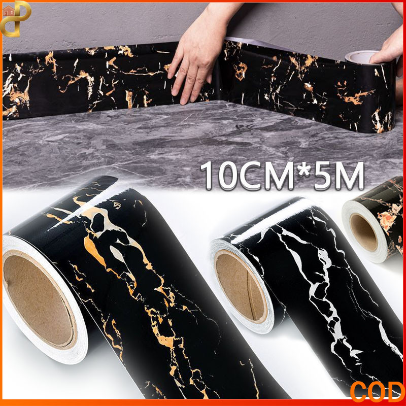 Jual 10CM*5M Tembok Sticker Keramik Border Strip Stiker / Stiker Marmer ...