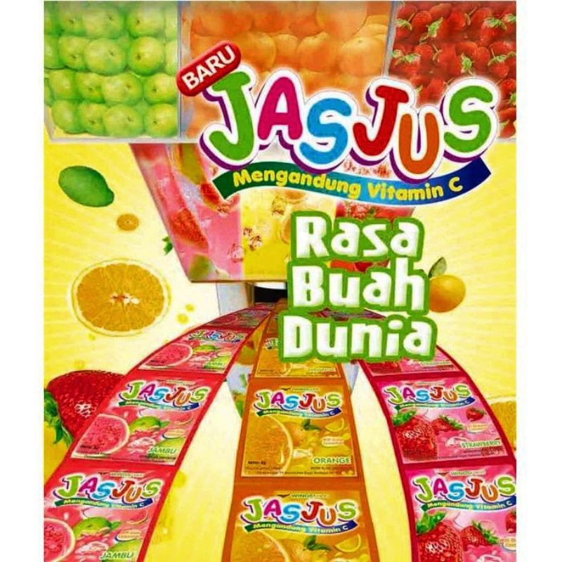 Jual jas jus cincau guava jeruk nipis peras lemon mangga melon orange ...