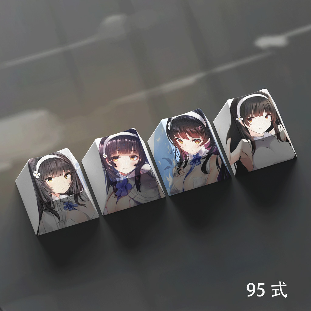 Jual 4 Keys/set Girls' Frontline Keycaps PBT Dye Anime Games Key Caps ...
