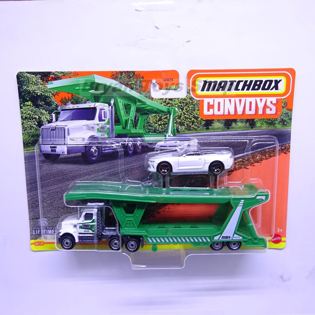 Jual Matchbox Convoys 16 Chevy Camaro Convertible Western Star Cab ...