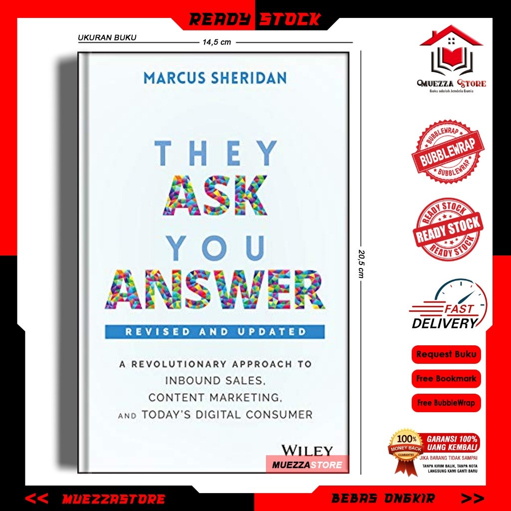 Jual They Ask, You Answer by Marcus Sheridan (english/Indonesia ...