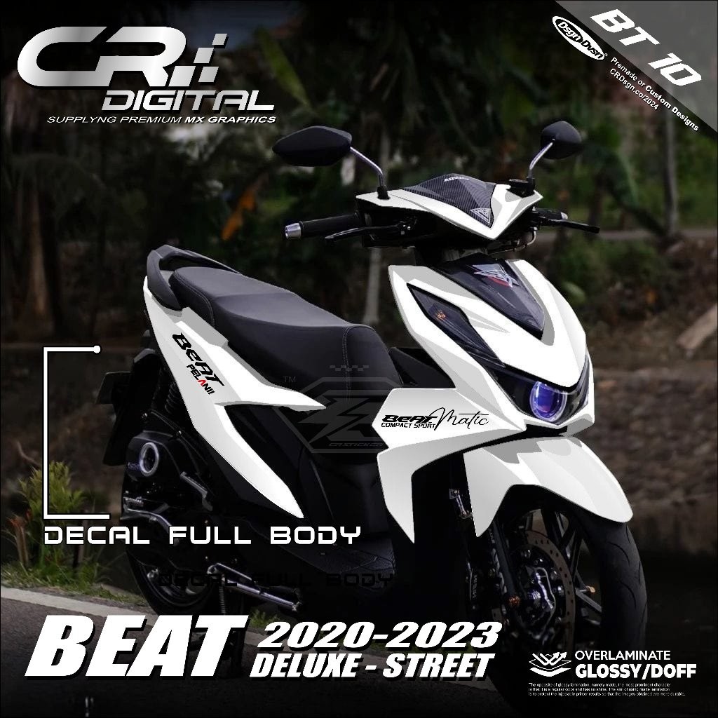 Jual STIKER KEREN TERBARU Decal Sticker Honda Beat DELUXE -STREET 2020 ...