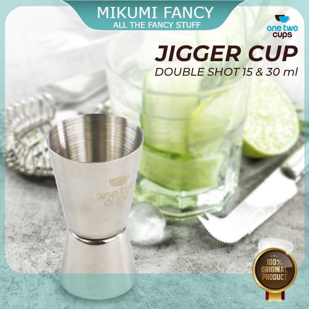 Jual FANCY One Two Cups Gelas Ukur Bartender Jigger Double Shot 15ml ...